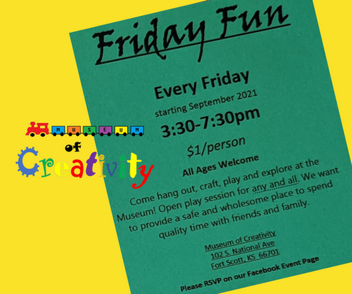 FRIDAY FUN EVENING AT THE MUSEUM OF CREATIVITY Sep 1 2023 Fort friday-fun-evening-at-the-museum-of-creativity-sep-1-2023-fort